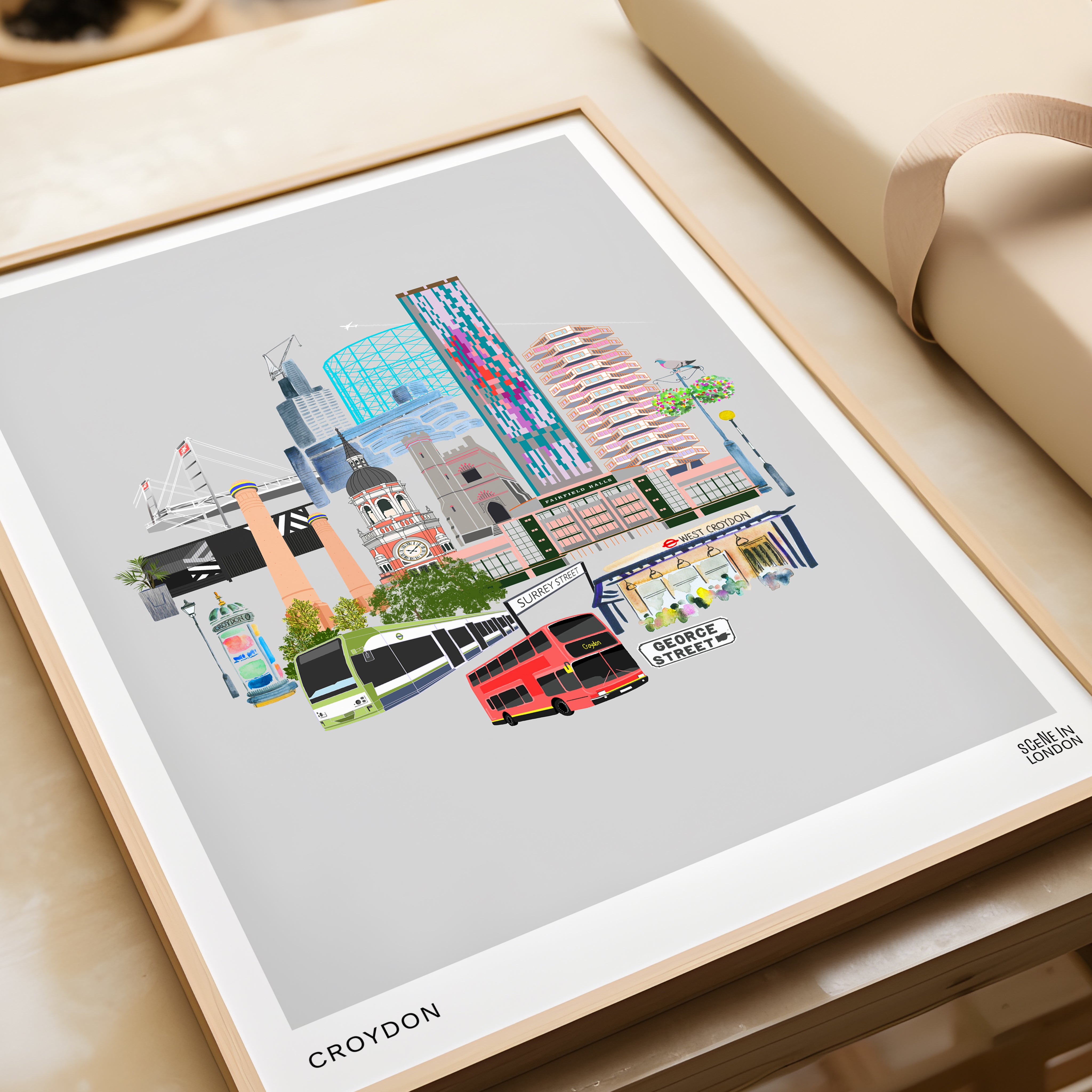 London Illustration Prints – London art prints by Scene in London. High ...
