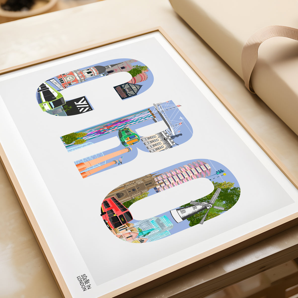 High quality London art prints – London art prints and gifts by Scene ...