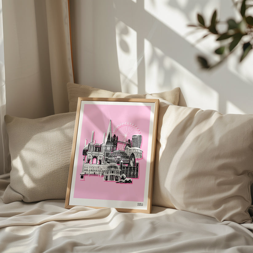London Block Print - Love in the City – London art prints and gifts by ...