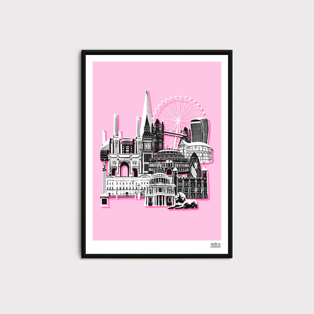 London Block Print - Love in the City – London art prints and gifts by ...