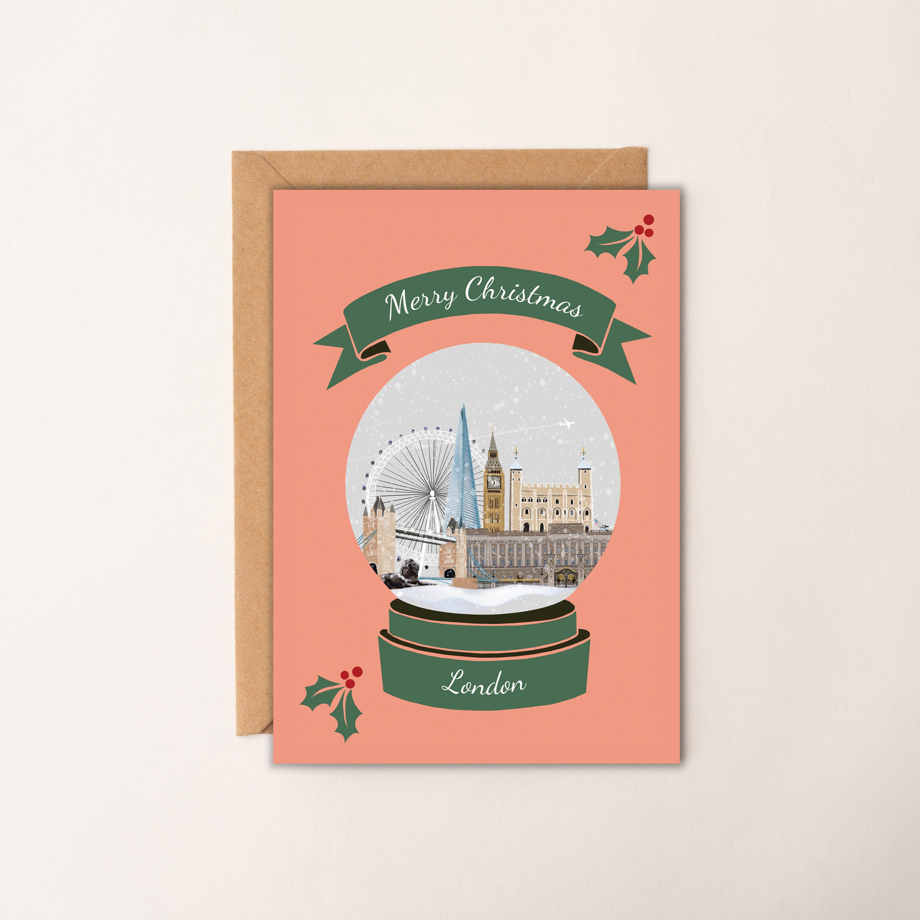 London Christmas Card – London art prints and gifts by Scene in London
