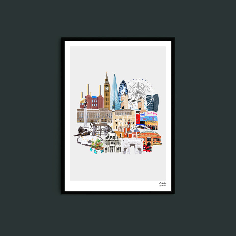 High quality London art prints – London art prints and gifts by Scene ...