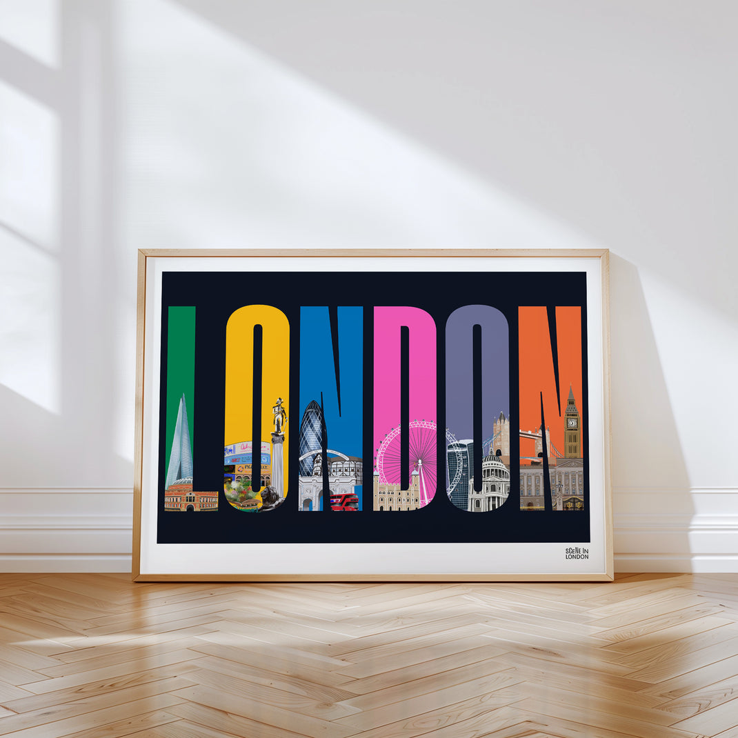 High quality London art prints – London art prints and gifts by Scene ...