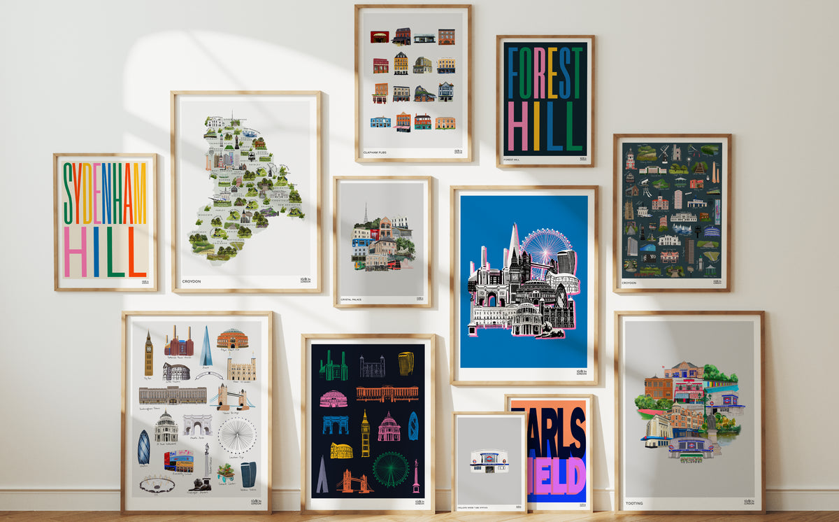 High quality London art prints – London art prints and gifts by Scene ...