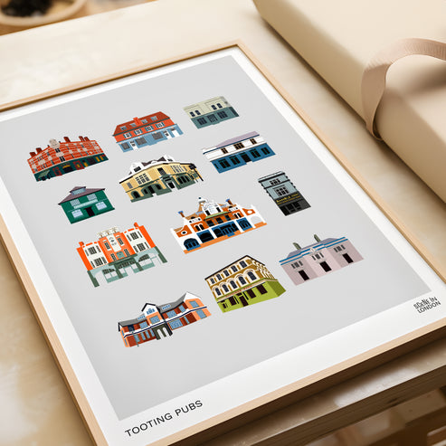 Tooting Print Bundle - 3 Large Prints – London art prints and gifts by ...